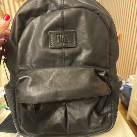 Frye | Bags | Frye Backpack With A Mix Of Leather And Nylon | Poshmark